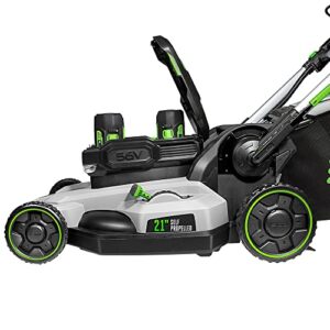 EGO Power+ LM2142SP 21-Inch 56-Volt Lithium-Ion Cordless Electric Dual-Port Walk Behind Self Propelled Lawn Mower with Two 5.0 Ah Batteries & Charger Included