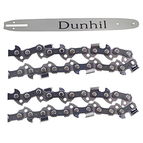 Dunhil 2 Pieces 16-Inch 043 55dl Chainsaw Bar and 1 Chain Combo, Fits Echo and More