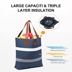 Sucipi Jumbo Insulated Cooler Bag with Thermal Foam Insulation. Soft Cooler Makes a Perfect Insulated Grocery Bag, Food Delivery Bag, Travel Cooler bag, or Beach Cooler