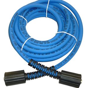 UBERFLEX Kink Resistant Pressure Washer Hose 1/4" x 25' 3,100 PSI with (2) 22MM