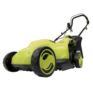 sun joe mj400e 12-amp 13-inch electric lawn mower w/ grass collection bag