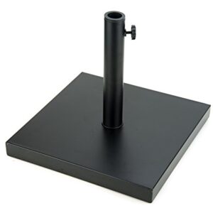 Trademark Innovations 15" Square 26lb Cement Umbrella Base