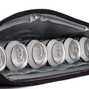 Caddy Swag Golf Bag Cooler Beer Sleeve 6 Can - Fun Golf Gifts for Men & Women - Golf Cart Cooler for Drinks, Food, General Use - Great for Golf Bag Accessories for Men, Beer Sleeve for Cans, and More