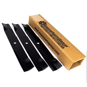 mowerpartsgroup (3) hi lift blades fits hustler 52″ raptor replaces 795526 603995 783753