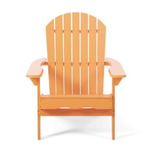 Christopher Knight Home Doris Outdoor Adirondack Chair (Set of 2), Tangerine