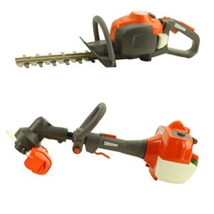 husqvarna kids toy battery operated hedge trimmer & husqvarna toy lawn trimmer