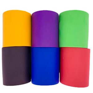 Blank Thick Foam Old School Can Cooler (Variety Color 6 Pack)