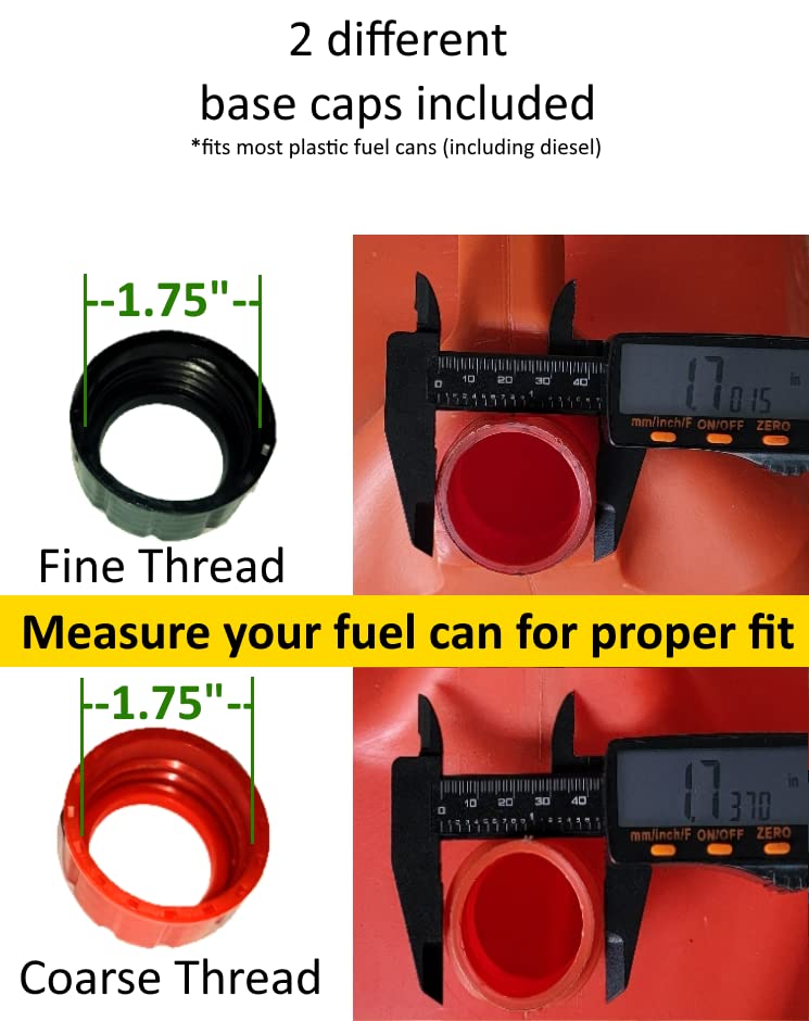 EC Depot Replacement Gas Can Spout Kit with Vent