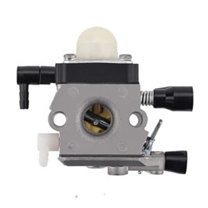 Wellsking FS 38 Carburetor for Stihl fs55 Carburetor HL45 HS45 KM 55 FC55 FS45 FS46 FS46C FS55 FS55R FS55RC FS45C FS45L FS55C FS55T String Trimmer Weedeater Rep C1Q-S186 with Replacement Kit