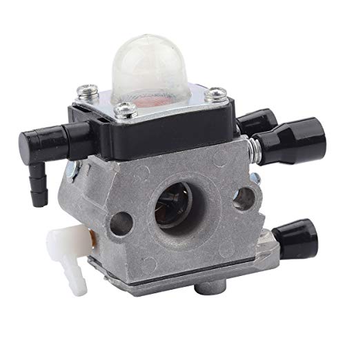 Wellsking FS 38 Carburetor for Stihl fs55 Carburetor HL45 HS45 KM 55 FC55 FS45 FS46 FS46C FS55 FS55R FS55RC FS45C FS45L FS55C FS55T String Trimmer Weedeater Rep C1Q-S186 with Replacement Kit