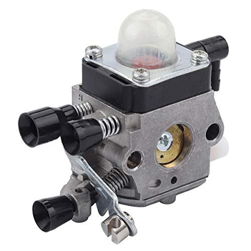 Wellsking FS 38 Carburetor for Stihl fs55 Carburetor HL45 HS45 KM 55 FC55 FS45 FS46 FS46C FS55 FS55R FS55RC FS45C FS45L FS55C FS55T String Trimmer Weedeater Rep C1Q-S186 with Replacement Kit