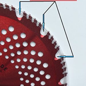 1 Blade 10"-80t -- Renegade "Razor" / Hybrid -- Combo Specialty -- RENEGADE BLADE® - Carbide Brush Cutter Weed Eater Blades, 254mm