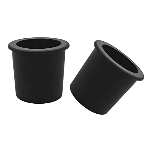 WOOPSOO Umbrella Cone Wedge Patio Umbrella Parts Accessories Cone Table Umbrella Hole Ring and Cap Set for Outdoor Patio Umbrella Above Ground Pool Shelf Table 2 inch(2 Pack,Black)