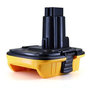 hsyfuna replacement for dewalt 18v to 20v battery adapter,dca1820 for dewalt 20v battery adapter for dcb205 dcb207,fit for 18v nicad & nimh tool battery for dc9096 dw9096 dc9098 dc9099 dw9099