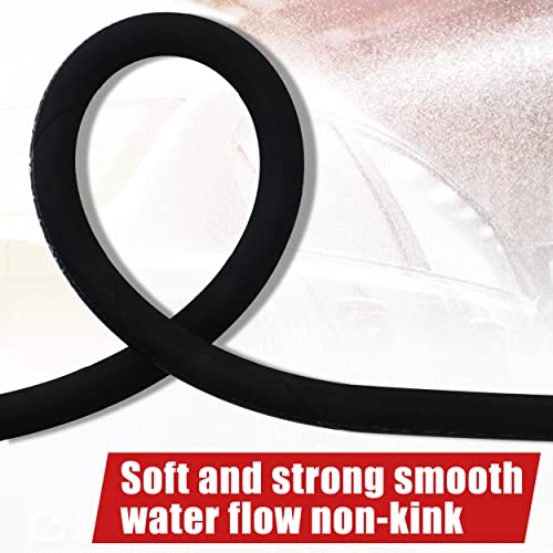 Tool Daily Pressure Washer Whip Hose with Swivel, Hose Reel Connector Hose for Pressure Washing, 2 FT (3/8 NPT Solid + M22 Female)