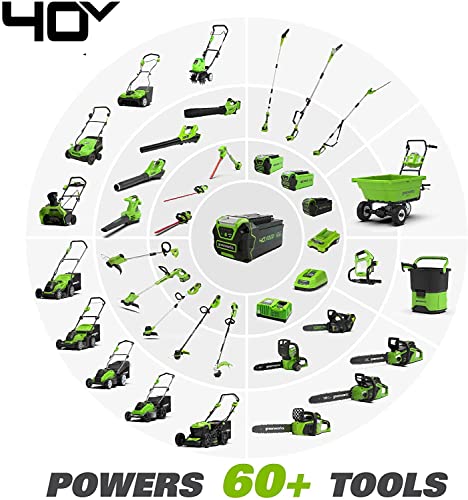 Greenworks 40V 24" Cordless Hedge Trimmer (1" Cutting Capacity), Tool Only