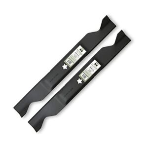 terre products, 2 pack medium lift lawn mower blades, 46 inch cut, compatible with craftsman, husqvarna, poulan, ayp, replacement for 33266, 403107, 405380, 532405380