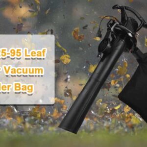 5140125-95 Leaf Blower Vacuum VAC Shoulder Bag - Compatible with Black & Decker Replaces 5140117-99, Fits BV2900 BV3100