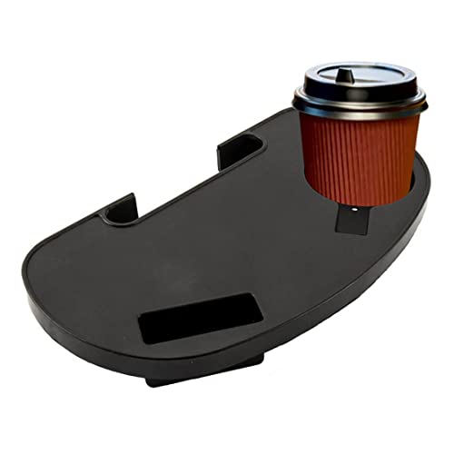 Table Tray Cup Holder Clip on Side Phone Snack Tray  for Sun Lounger Chair, Sun Lounger Tray, Camping Picnic Chair Tray