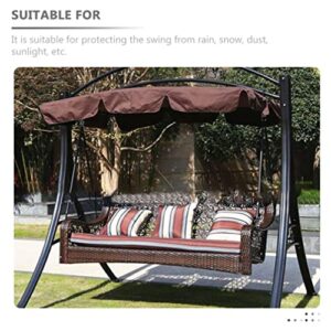 Cabilock Outdoor Furniture Outdoor Swing Swing Protecting Cover Swing Canopy Replacement Cover Swing Roof Cover Swing Protector for Outdoor Outdoor Furniture Porch Swing