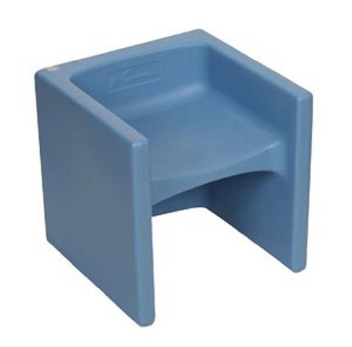 Children's Factory Cube Chair Sky Blue