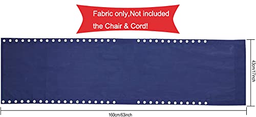 MGWOTH 2 Pack Zero Gravity Chair Replacement Fabric, Anti-Gravity Folding Lounge Repair Cloth Part for Outdoor Patio Backyard Beach Pool Lawn Camping, Bungee Recliner Mesh Canvas for Faulkner Caravan