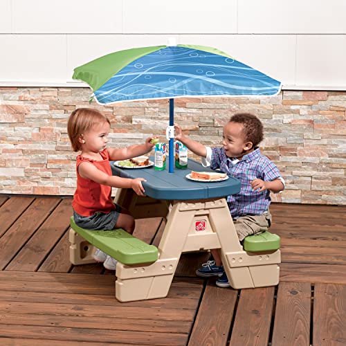 Step2 Sit and Play Kids Picnic Table With Umbrella