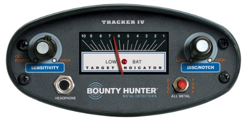 Bounty Hunter TK4GWP1 Tracker IV Metal Detector in Black