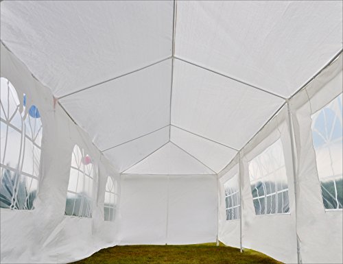 GOJOOASIS Canopy Tent Wedding Party Tent 10' x 30' with 8 Removable Walls Outdoor Gazebo