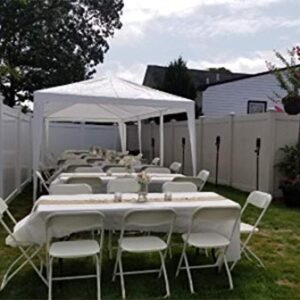 GOJOOASIS Canopy Tent Wedding Party Tent 10' x 30' with 8 Removable Walls Outdoor Gazebo