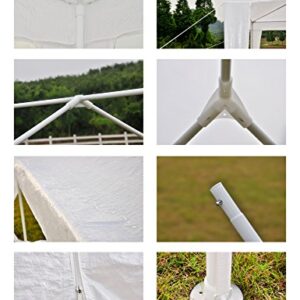 GOJOOASIS Canopy Tent Wedding Party Tent 10' x 30' with 8 Removable Walls Outdoor Gazebo