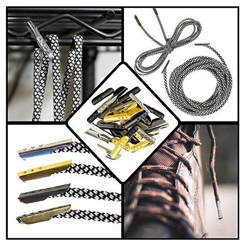 PARACORD PLANET 23 MM Gunmetal T-Bar - 25 Pack. for The end of Shoe Laces