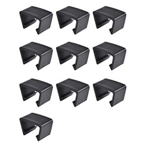 SUQ I OME 10 Pack of Patio Outdoor Furniture Clip Fastner, Sectional Rattan Wicker Sofa Furniture Connector Fastener Clips, Suit for Tube Width 2.05 inches. (-2.05 inch M)