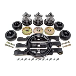 full deck rebuild kit compatible with cub cadet rzt 50inch zero turn troy bilt rzt50 mowers 618-04125 918-04125