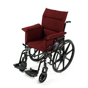 active care comfort finds total chair cushion – pressure reducing chair cushion – pressure reducing cushion for wheelchairs by comfort finds (burgundy)