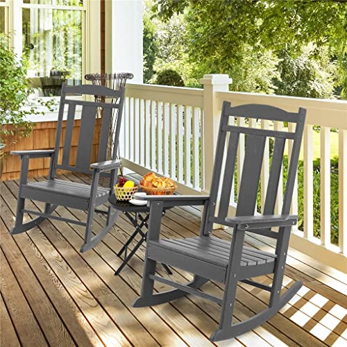 WYFDP 2 Piece Patio Rocker Rocker High Back