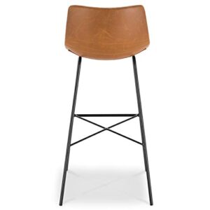 POLY & BARK Paxton 29” Bar Stool in Tan, Set of 3