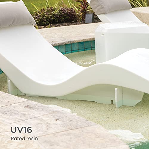 Aqua Outdoors in-Pool Chaise Riser (Gray)