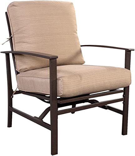 WYFDP 4 Piece Patio Dining Chairs Stackable Removable Cushioned Garden Patio