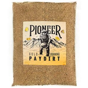 pioneer gold paydirt panning pay dirt bag – gold prospecting concentrate large