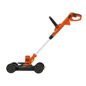 black+decker electric lawn mower, string trimmer, edger, 3-in-1, corded (besta512cm)