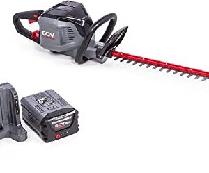 POWERWORKS 60V 24-Inch Brushed Hedge Trimmer, 2Ah Battery and Charger Included