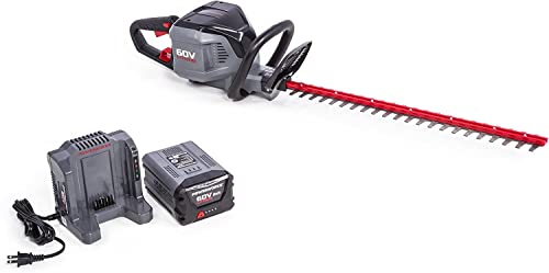 POWERWORKS 60V 24-Inch Brushed Hedge Trimmer, 2Ah Battery and Charger Included