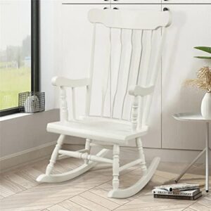 ZHYH Solid Wood Rocking Chair Porch Rocking Chair Indoor Outdoor Seating