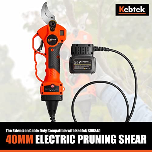 Battery Cable Connectors for Kebtek B00840 Electric Pruning Shear - Reduce the Weight of Electric Pruner