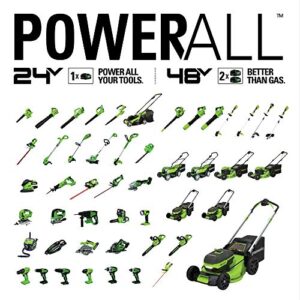 Greenworks 24V 20-Inch Cordless Hedge Trimmer with 2.0 AH Battery Included, HT24B211