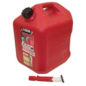 Stens Quick-Flow Spout Midwest Can 5610 Auto Shut Off Gasoline Can 5 Gallon