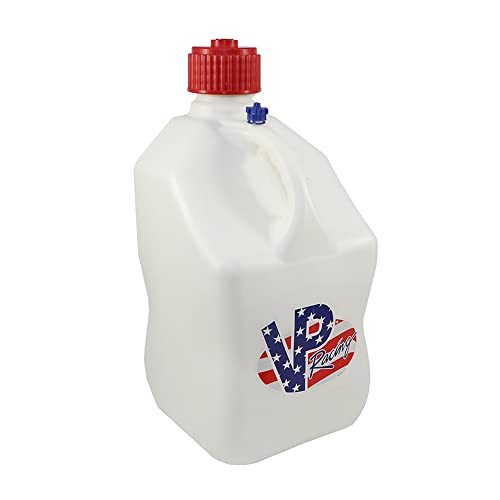 VP Racing Fuels 35221 Motorsport 5 Gallon Square Plastic Utility Jug Patriotic (2 Pack)