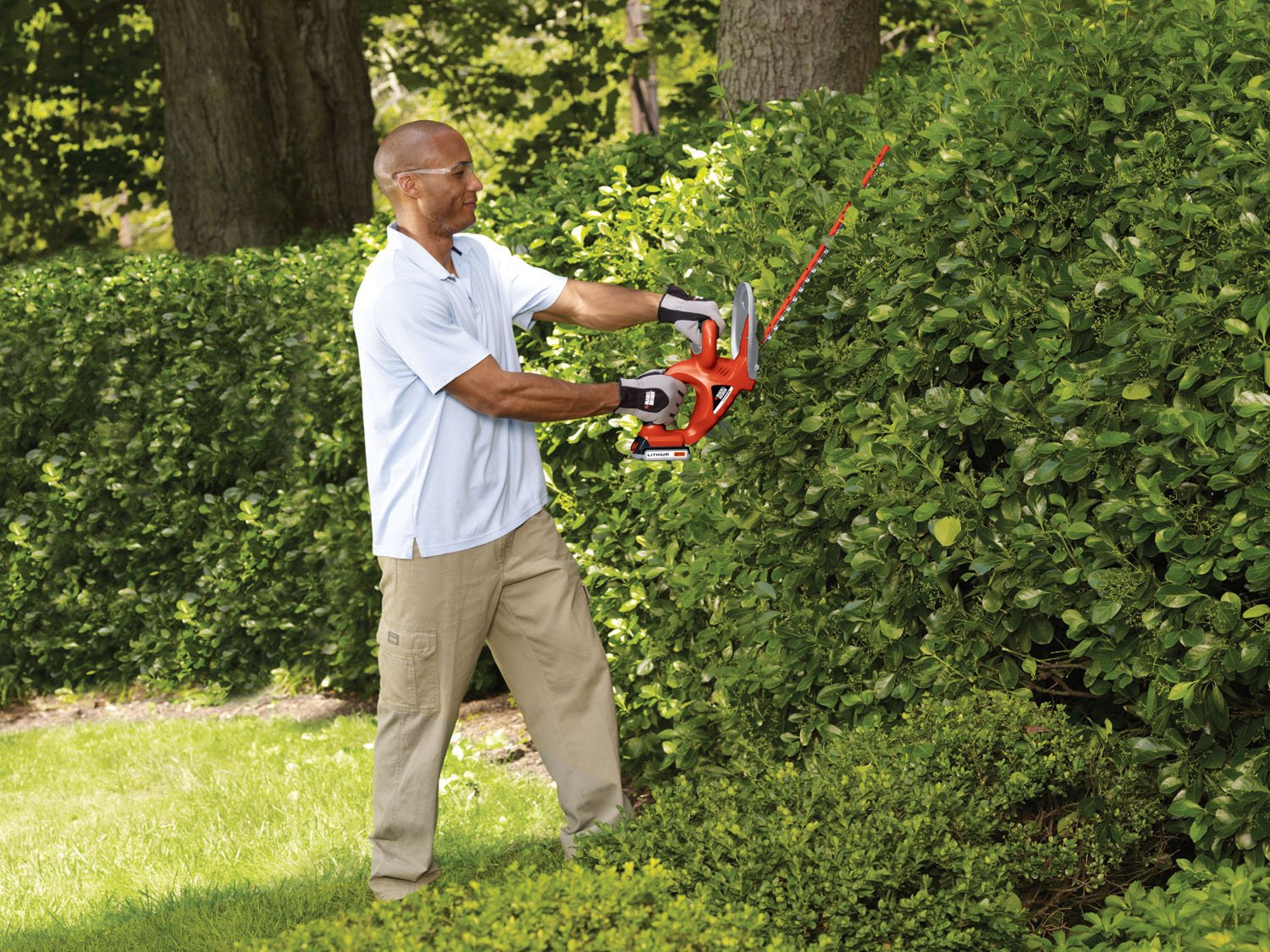 Black & Decker LHT120 22-Inch 20-Volt Lithium-Ion Cordless HedgeHog Hedge Trimmer