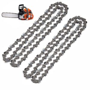 AILEETE 2-Packs 22 inch Chainaw Chain .325" LP Pitch - .058" Gauge - 86 Drive Links For 57CC Blue Max 2160 Chainsaw & 5200 5800 6200 Models, Replaces 21LPX086G